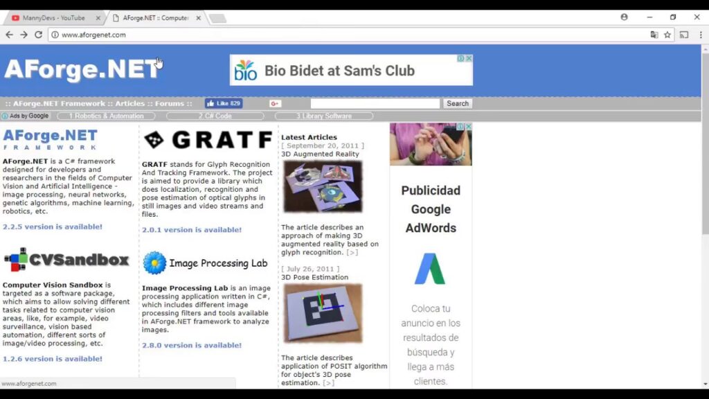 Descubriendo AForge.NET: Visión y IA en C# | Librería la Tijera