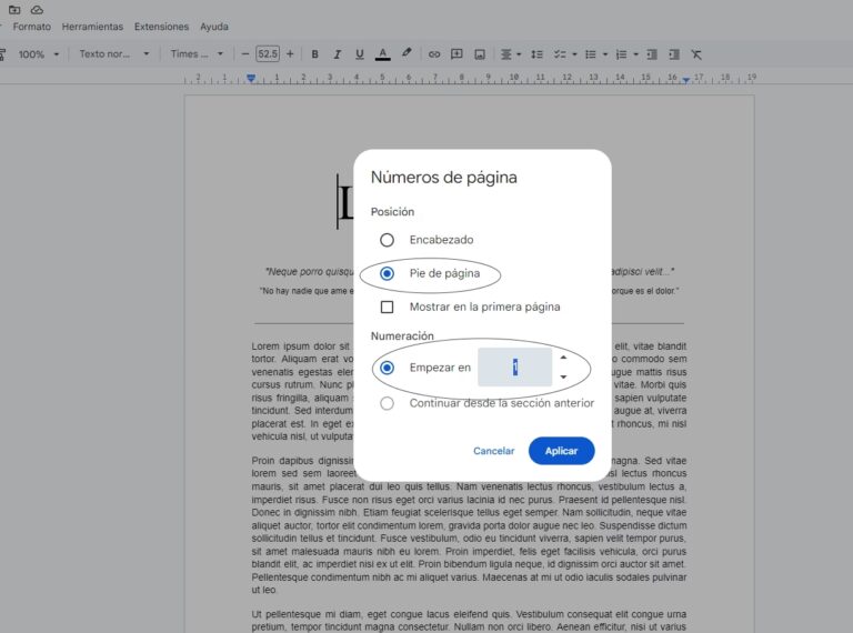 ¿Cómo Eliminar la Numeración de la Primera Página en Word? | Librería ...