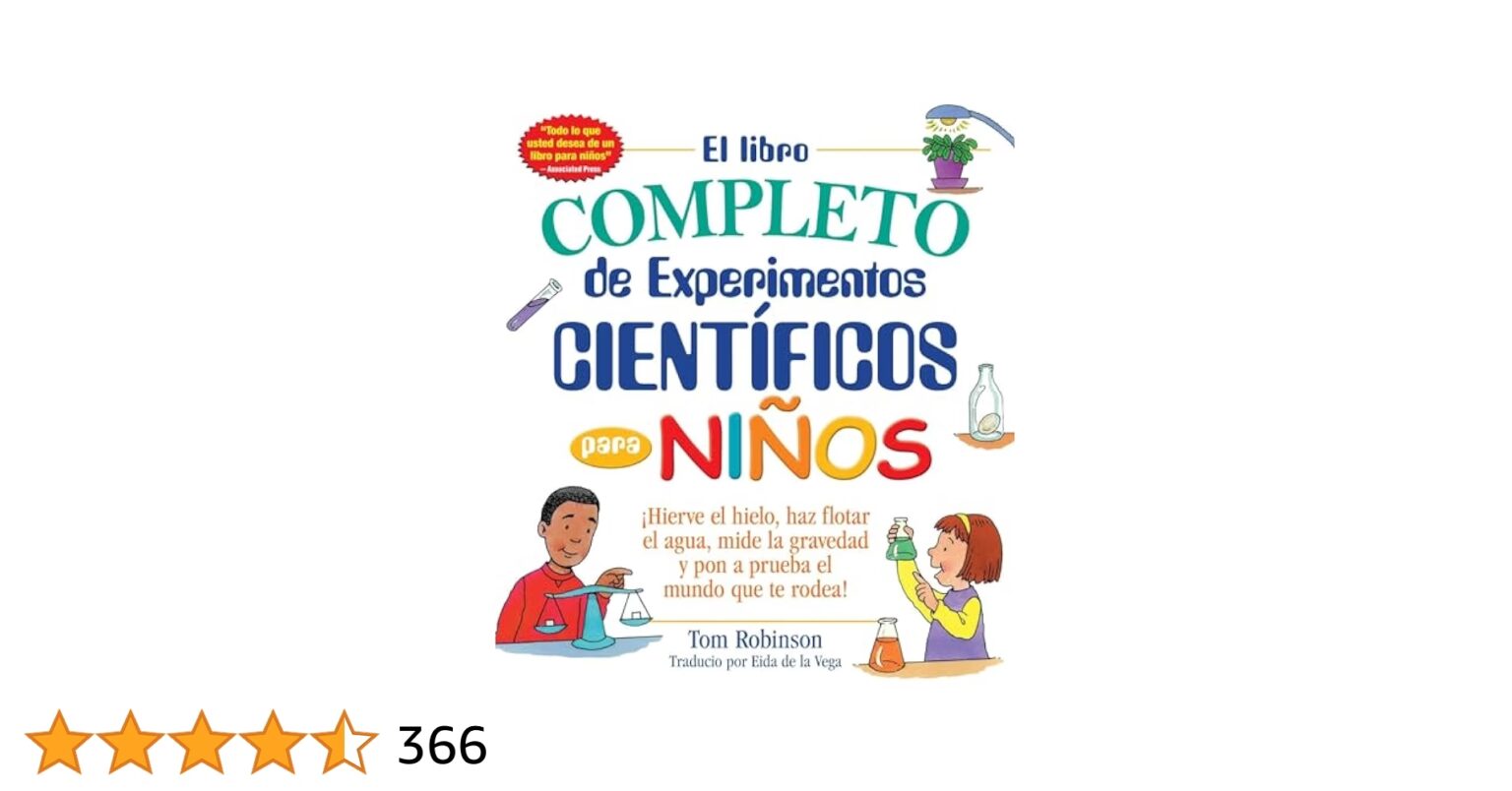 El Libro de Experimentos Científicos para Niños | Librería la Tijera