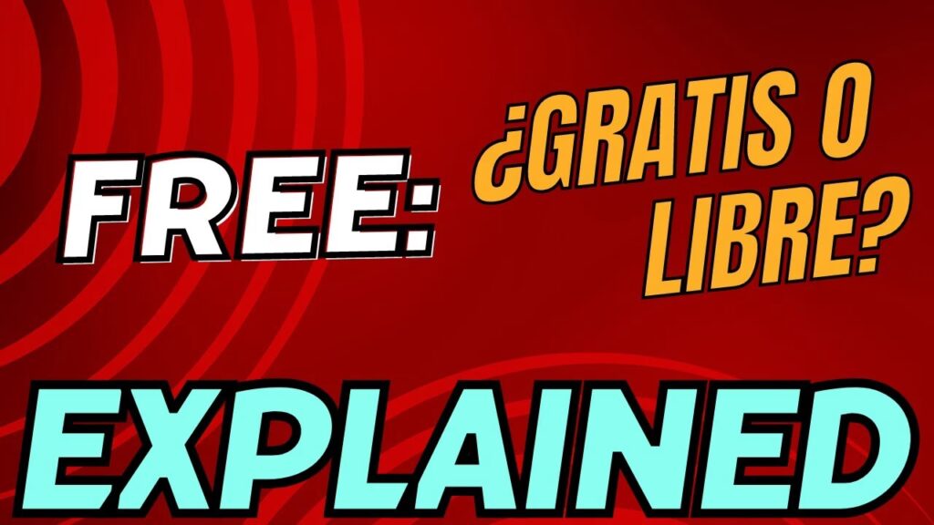 Gratis y Libre: Desentrañando la Confusión | Librería la Tijera
