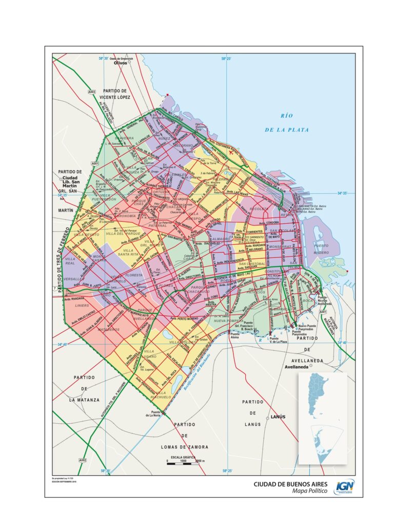 El Mapa Político de Buenos Aires: Guía Esencial | Librería la Tijera