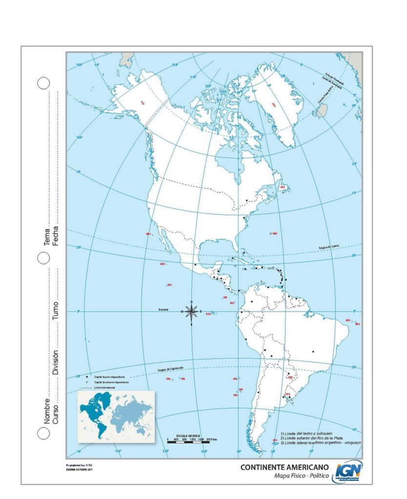 Mapas Escolares: Dimensiones y Tipos Esenciales | Librería la Tijera